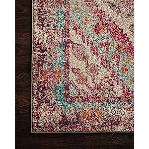 Loloi II Nadia NN-03 Aqua Transitional Area Rug 8'-0" x 11'-0"