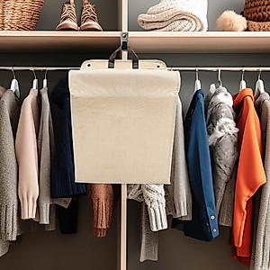 Laundry Basket Wall Laundry Hamper Clothes Hamper with Lid Hanging Laundry Basket for Bedroom and Bathroom Storage