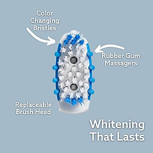 GO SMILE Sonic Pro Professional Blue Light Teeth Whitening System - Rechargeable Toothbrush, Dentist Recommended Luxury Enamel Whitening Toothpaste & Stain Removing Gel - No Tooth Sensitivity, White