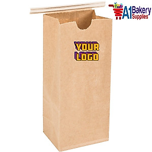 Resealable Kraft Tin Tie Poly-lined Bags Coffee Bags Reclosable Tin Tie Bags without window - 1Lb - 25 Pack