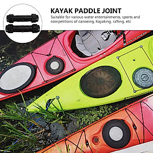 BESPORTBLE 2pcs Paddle Connector Screw Joint Tool Kayak Paddle Joint Paddles Joint Boat Plastic Paddles Joint Boat Paddle Connection Pipe Paddle Joint Connector Paddle Joints