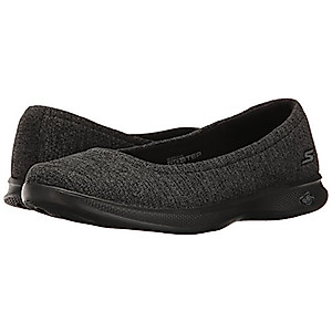 Skechers Performance Women's Go Step Lite-Evoke Walking Shoe,Black/Gray,7 M US