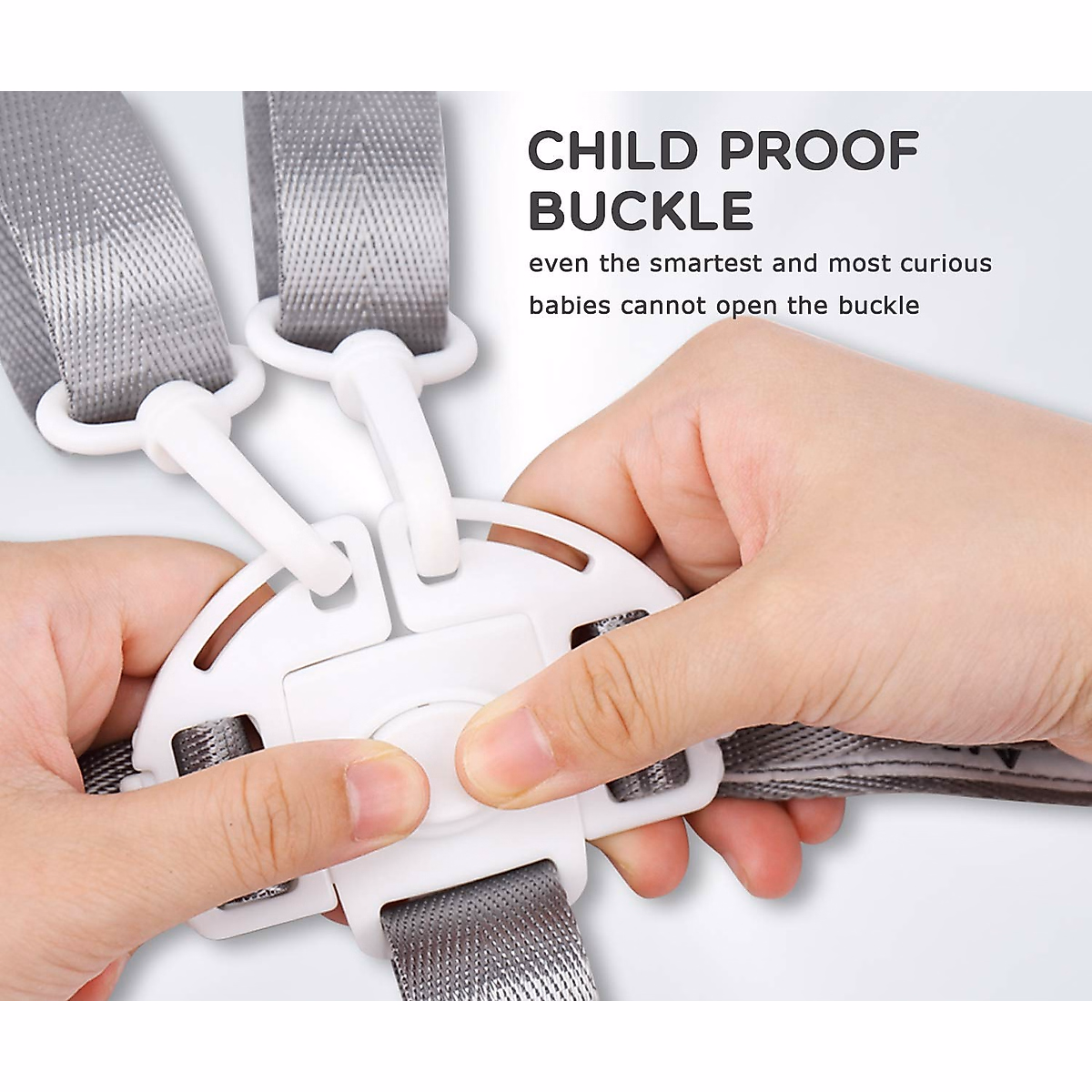 New 5 Point Harness Buckle Replacement Part for EVENFLO Charleston Jogging Stroller Safety for Babies, Toddlers, Kids, Children