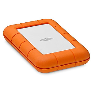 LaCie Rugged Thunderbolt USB-C 4TB Portable Hard Drive STFS4000800