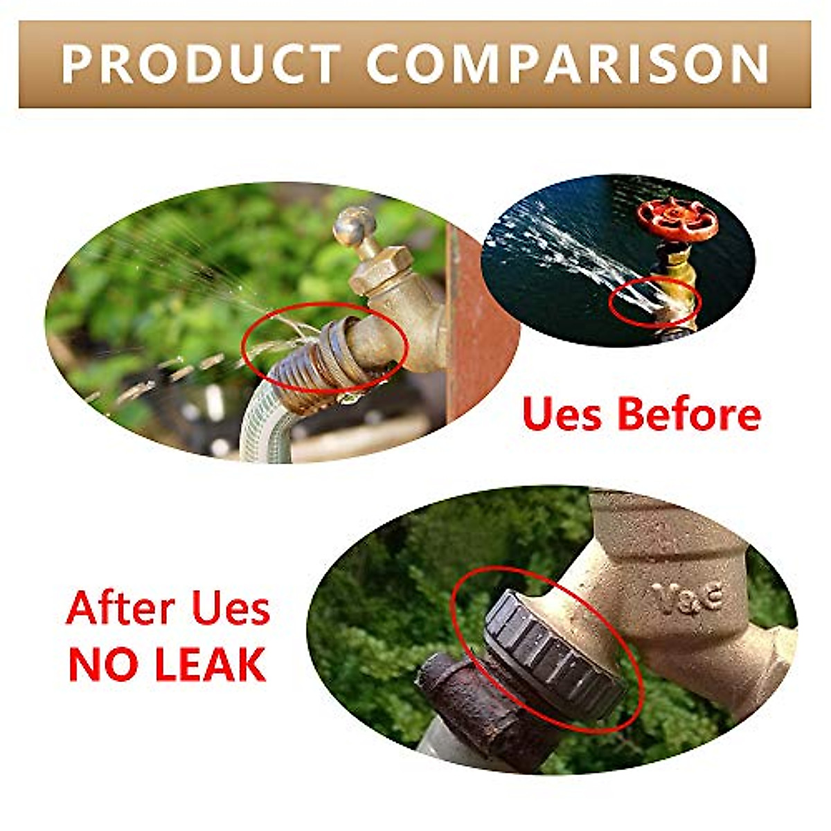 HQMPC Hose Seals Garden Hose Gasket Seal Hose Connector Gaskets O Ring 30Pcs for Leak Proof