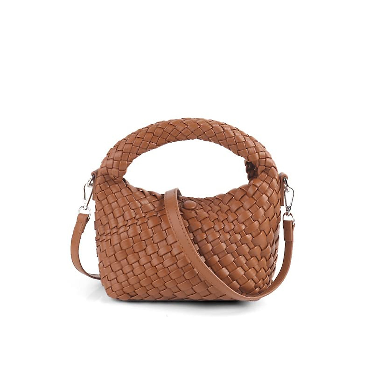Efilra Woven Handbag (Brown)