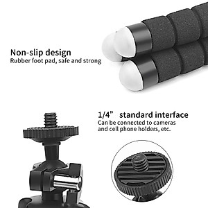 Flexible Mini Octopus Tripod for Phone with Phone Clip Tripod Stand Mount for GoPro SJCAM Xiaomi Yi Action Camera (Blue)