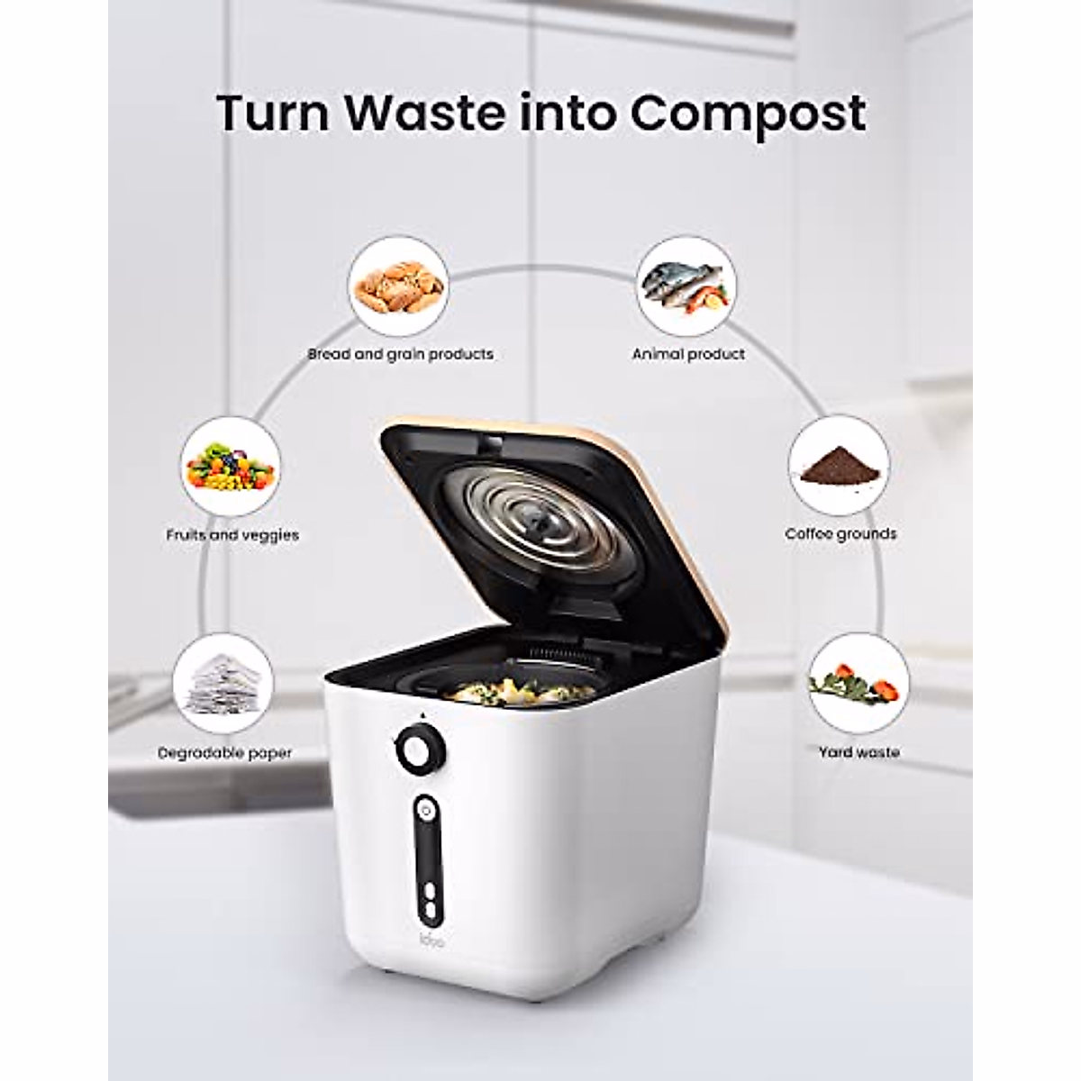 iDOO Smart Composter: Turn Food Waste to Fertilizer Fast