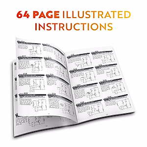 Playz Advanced Electrical Circuit Board Engineering Kit for Kids with 328+ STEM Projects on Electricity, Voltage, Currents, Resistance, & Magnetic Science | Gift for Children Age 8-13+