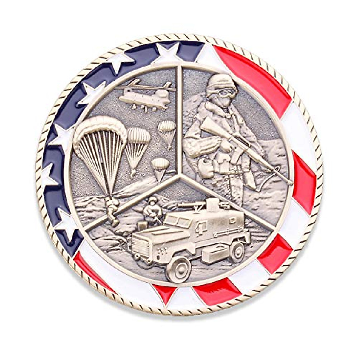 Army Retired Challenge Coin - United States Army Challenge Coin - Amazing US Army Retired Military Coin - Designed by Military Veterans!