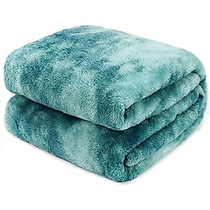 obinsm Warm Blanket Green Soft Fleece Blankets Throw Blankets for Bed
