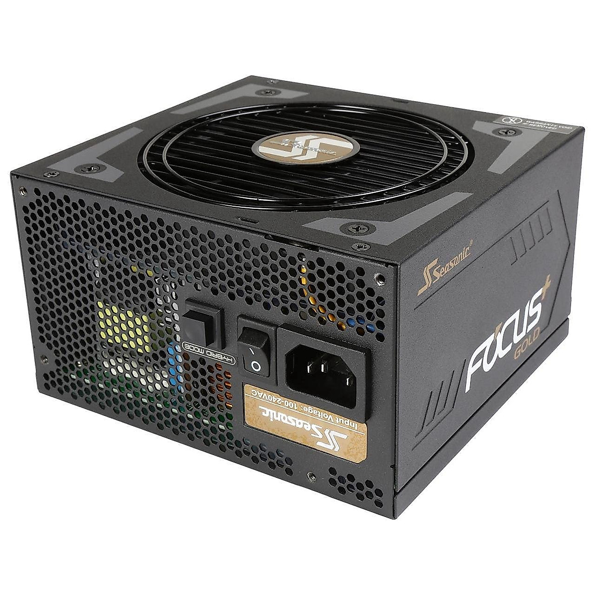 Seasonic FOCUS GX-650 - 650W - 80+ Gold - Full-Modular - ATX Form Factor - Low Noise - Premium Japanese Capacitor - 10 Year Warranty - Nvidia RTX 30/40 Super & AMD GPU Compatible (Ref. SSR-650FX)