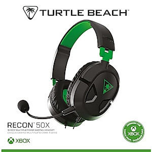 Turtle Beach 50X Ear Force Recon PS4 and Xbox One Compatible 3.5mm Jack Stereo Gaming Headset