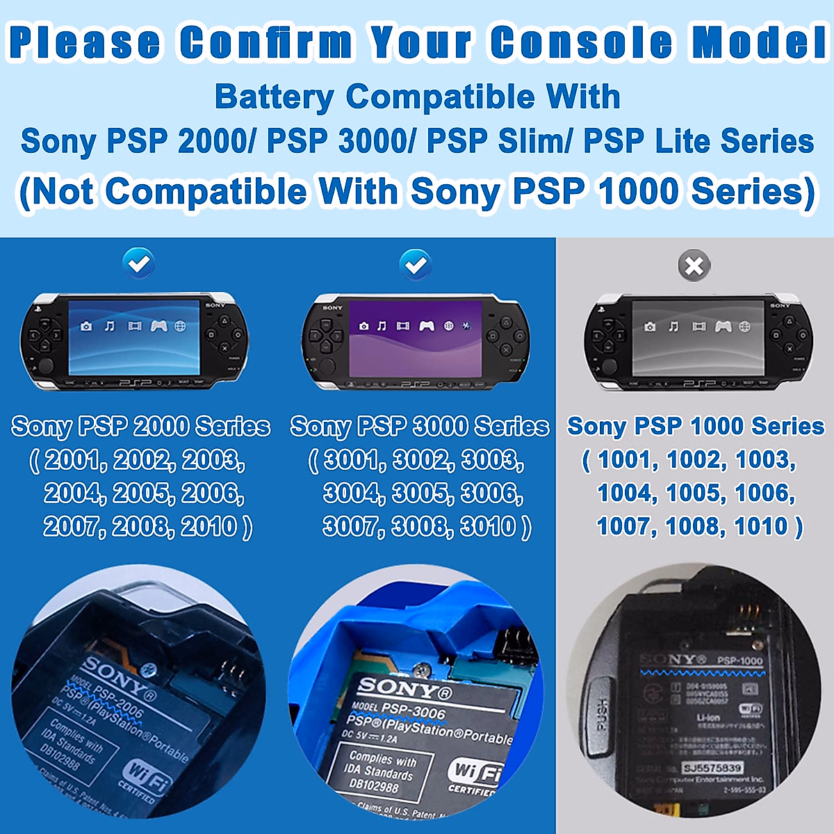 OSTENT 1200mAh 3.6V Li-ion Polymer Lithium Ion Rechargeable Battery Pack Replacement for Sony PSP 2000/3000 PSP-S110 Console