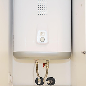 PATIKIL Wall Split Flange 2.52" (64mm),2 Pcs ABS Round Self-Adhesive Escutcheon Plate Buckles Water Pipe Cover for Kitchen Bathroom Arm Pipe Faucet Decoration, Black