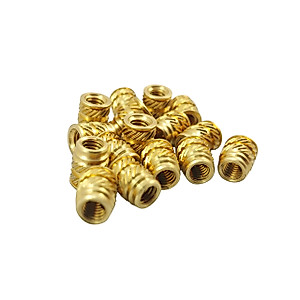 [initeq] #8-32 Threaded Heat Set Inserts for 3D Printing (100, Long)