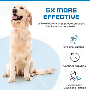 active milligrams Hemp Topical Pet Gel - Cat, Dog Calming Treats & Anxiety Relief - Calm Down Stress - Ideal for Dogs and Cats - Veterinary Formulated - 11 Grams