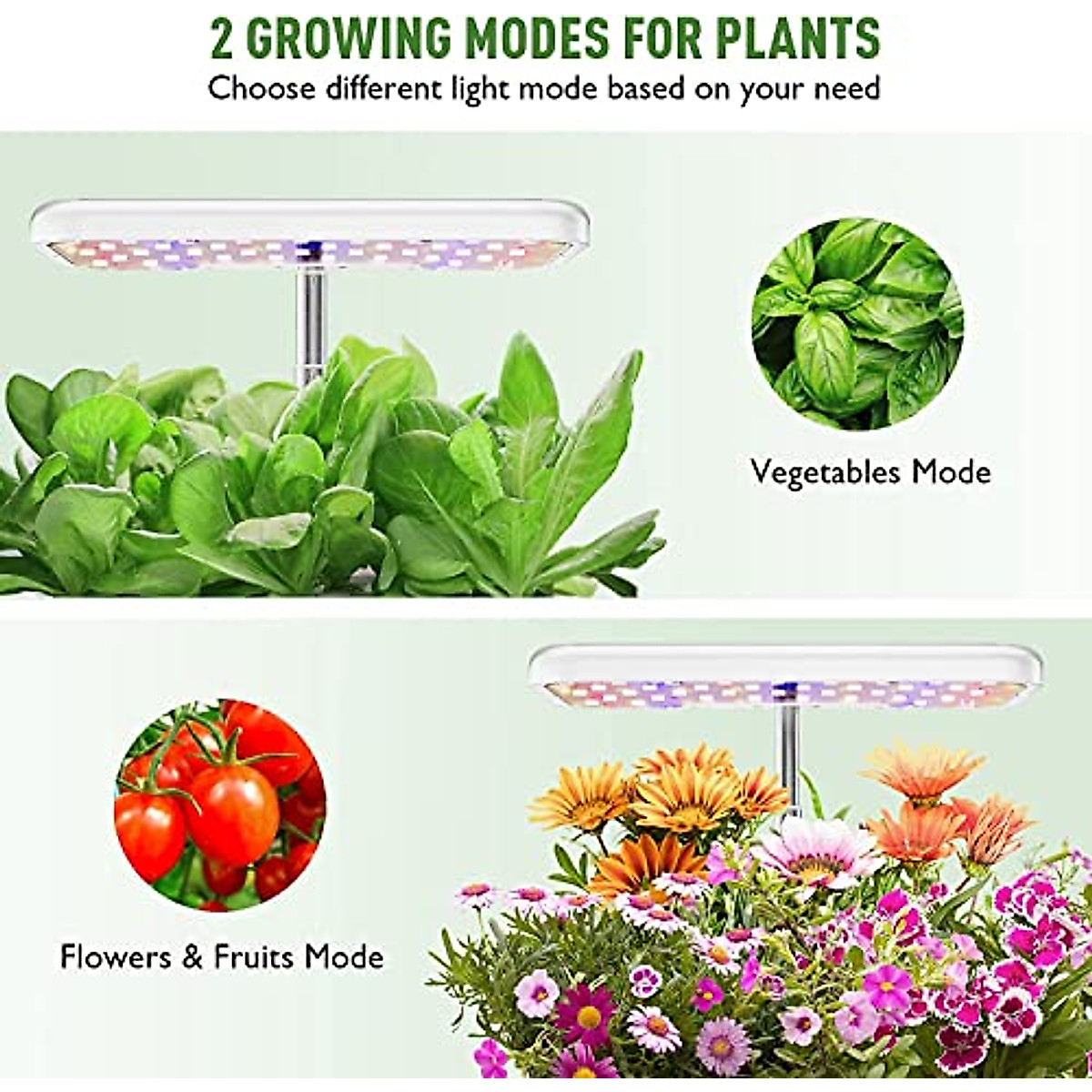 Ahopegarden Seed Pod Kit for Indoor Garden Hydroponic Growing System - Including 51 Pieces Accessories