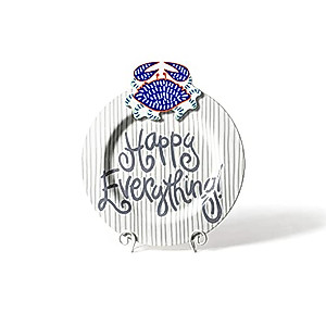 HAPPY EVERYTHING! Stone Skinny Stripe Big Round Platter