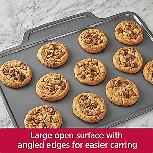 All-Clad Pro-Release Nonstick Bakeware Set 3 Piece Oven Safe 450F Half Sheet, Cookie Sheet, Muffin Pan, Cooling & Baking Rack, Round Cake Pan, Loaf Pan, Baking Pan Grey