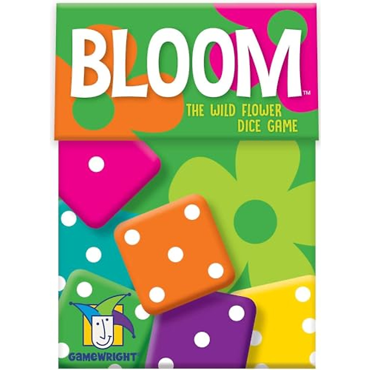 Gamewright - Bloom - The Colorful Wild Flower Roll and Write Dice Game, 5"