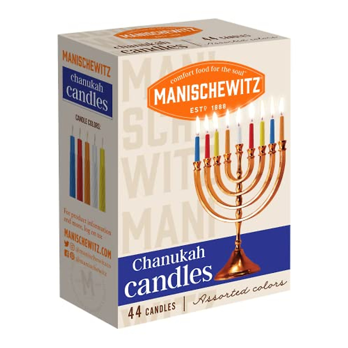 Manischewitz Chanukah Candles, 44 ct