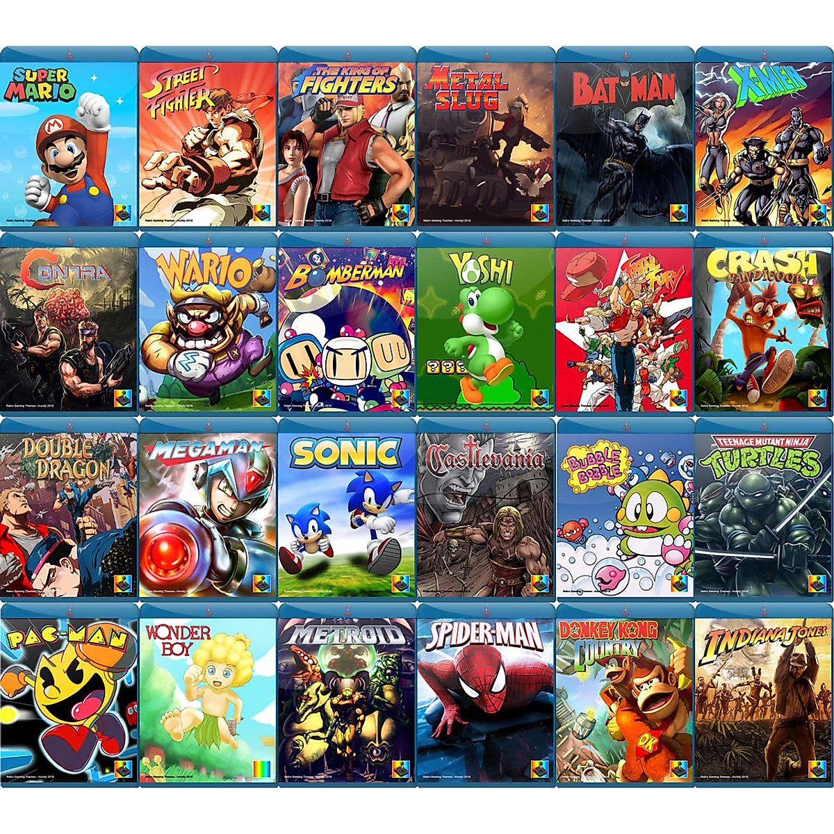 BeiErMei Raspberry Pi 4B 400 Game System Retropie RetroArch EmulationStation Preloaded 64GB Games Plus Data with Class 10 MicroSD TF Card, Only Work with Raspberry Pi 4B 400, KODI+LXDE Video Previews