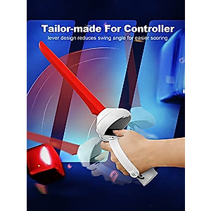 AMVR Upgraded Extension Grips for Beat Saber Handles, Compatible with Oculus/Meta Quest 2 Accessories,Also Suitable for Supernatural Training,Fruit Ninja,Blade & Sorcery and VR Game