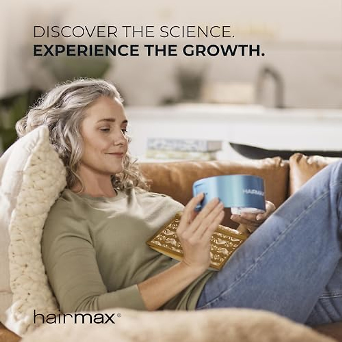 HairMax Hair, Skin and Nails Dietary Supplement – Hair Loss & Hair Regrowth Treatment. 2500mcg Biotin, DHT Blocker, MSM & Antioxidants, 60 Capsules