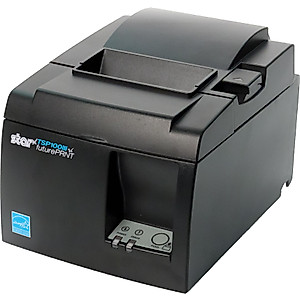 Star Micronics TSP143IIIW Wi-Fi (WLAN) TSP100 Series Thermal Receipt Printer with Wireless Access Point - USB, WiFi Connectivity, 203 dpi, Auto-Cutter, Gray - YKGAV
