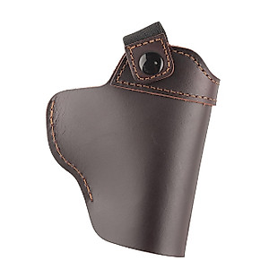 OWB Leather Holster Compatible with Glock 17 19 43X for Taurus G2C G3 G3C fits M&P 9mm Shield for Sig P365 P320 for Springfield XDS, Right Hand