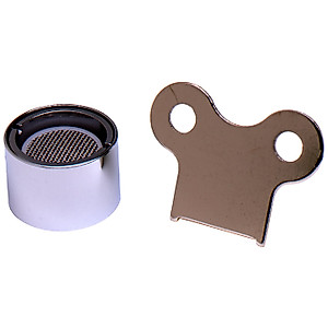 T&S Brass B-0199-06 Aerator, Vandal Resistant, 2.2 Gpm, 55/64-Inch-27 Un Female Threads