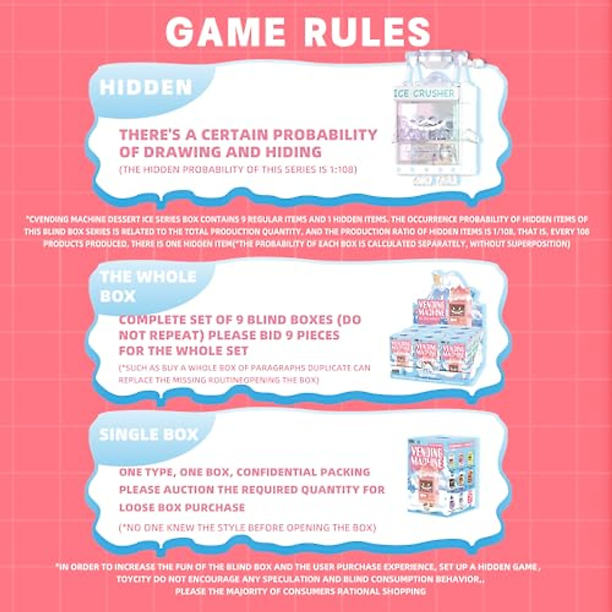 HAOHAINA Memory Vending Machine Series 1PC Blind Box Action Figure Popular Collectible Toy Cute Figure Creative Gift for Christmas Birthday Holiday