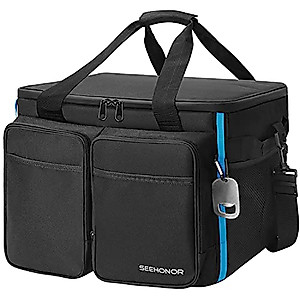 SEEHONOR Insulated Cooler Bag 60 Cans Large Collapsible Insulated Lunch Box Leakproof Soft Cooler Bag for Grocery Shopping Camping Picnic Beach 40L