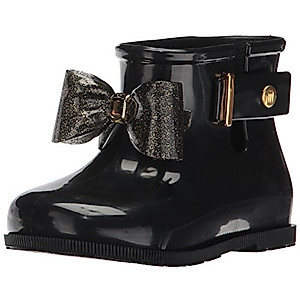 Mini Melissa Sugar Rain Bow Mary Jane (Toddler), Black, 10 Regular US Toddler