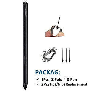 Z Fold 4 S Pen Fold Edition Stylus Pen Replacement Compatible for Samsung Galaxy Z Fold 4 and Z Fold 3 Phone Only +Tips/Nibs