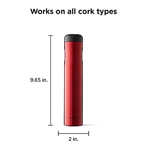 Rabbit Automatic Electric Corkscrew Wine Bottle Opener (Metallic Red)