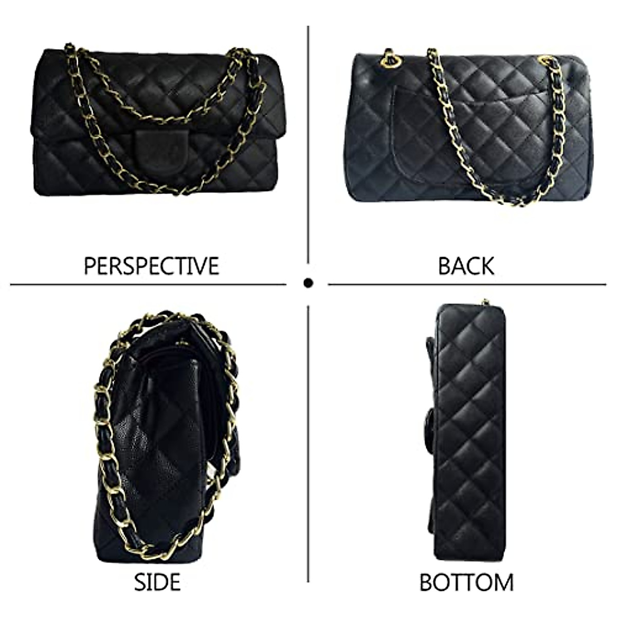 MIDUNU Crossbody Bags for Women Handbags Leather Shoulder Bag Ladies Purse Evening Wallets Luxury Quilted Satchels (Pink Quilted Bag)