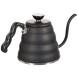 Hario V60 "Buono" Gooseneck Coffee Kettle, 1.2L, Stainless Steel, Matte Black