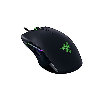 Razer Lancehead Tournament Edition Ambidextrous Gaming Mouse: 16K DPI Optical Sensor - Chroma RGB Lighting - 8 Programmable Buttons - Mechanical Switches - Classic Black
