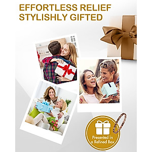 Feraco Copper Bracelets for Women, 99.99% Pure Copper Magnetic Bracelets with Effective Neodymium Magnets, Adjustable Jewelry Gift with Sizing Tool (Fishtail)