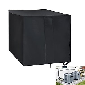 Aidetech Air Conditioner Cover for Outside Units 30x30x32 inches,Central AC Covers for Winter-Windproof Square AC Unit Covers Outdoor