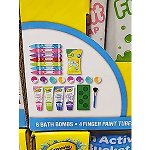 Crayola Bath Activity Bucket( 30 Pc Set)