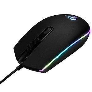 RGB Gamer Mouse, 4 Buttons, 800-1000-1200 DPI, USB, HAVIT, MS1003