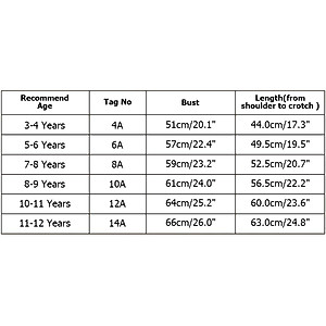 TFJH E Gymnastics Leotards Girls Ballet Dance Apparel Practice Outfits 8-9y Black Line 10A