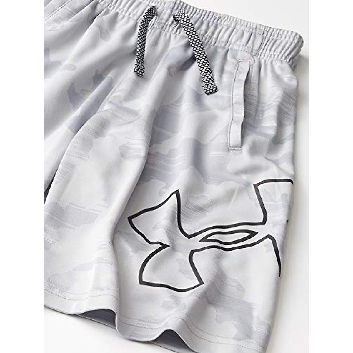 Under Armour Renegade 2.0 Jacquard Shorts, Mod Gray (011)/Black, Youth Small