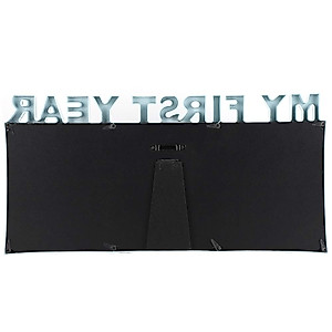 Oumefar My First Year Baby Picture Frame Modern Commemorative Picture Frame Lovely Family Christmas Anniversary Baby Footprint Kit for Room Decor