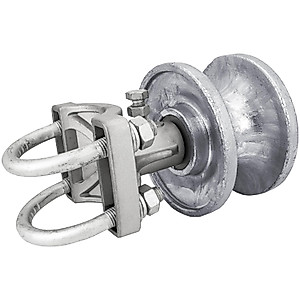 Cantilevered Gate Rollers, Cantilevered Rollers, Rolling Cantilever, Slide Gate Roller Hardware, for 3" Post, 2-3/8" Chain Link Fence Gate Frame - SET of 4