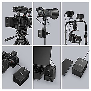 SmallRig V Mount Battery VB155, 10500mAh 155Wh 14.8V Support 65W PD USB-C Fast Charger, V-Mount Battery with D-TAP, USB-A, Dual DC Ports, OLED Screen for Camera, Camcorder, Video Light, Monitor - 3581