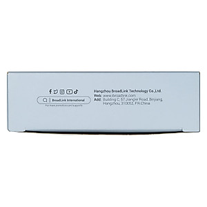 BroadLink IR/RF Smart Home Hub-WiFi IR/RF Blaster for Home Automation, TV, Curtain, Shades Remote, Smart AC Controller, Works with Alexa, Google Assistant, IFTTT (RM4 pro)